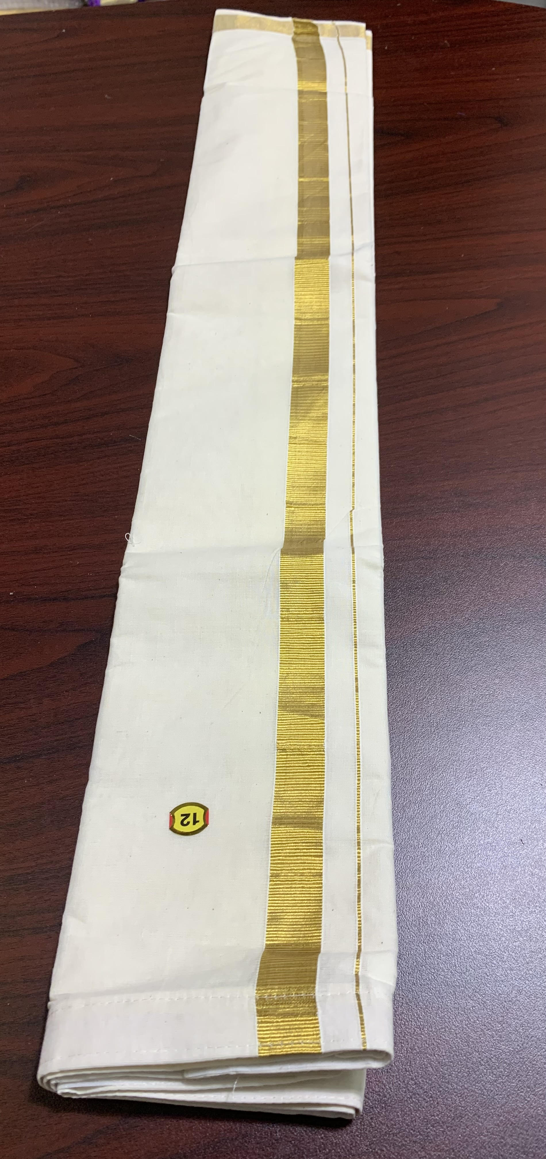 Kerala kasavu onam velcro dhoti/mundu for boys – Tulip Collections